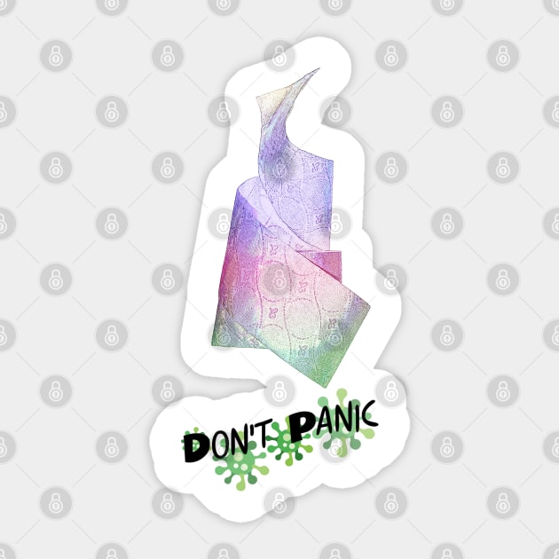 Don't Panic - Dont Panic - Sticker | TeePublic